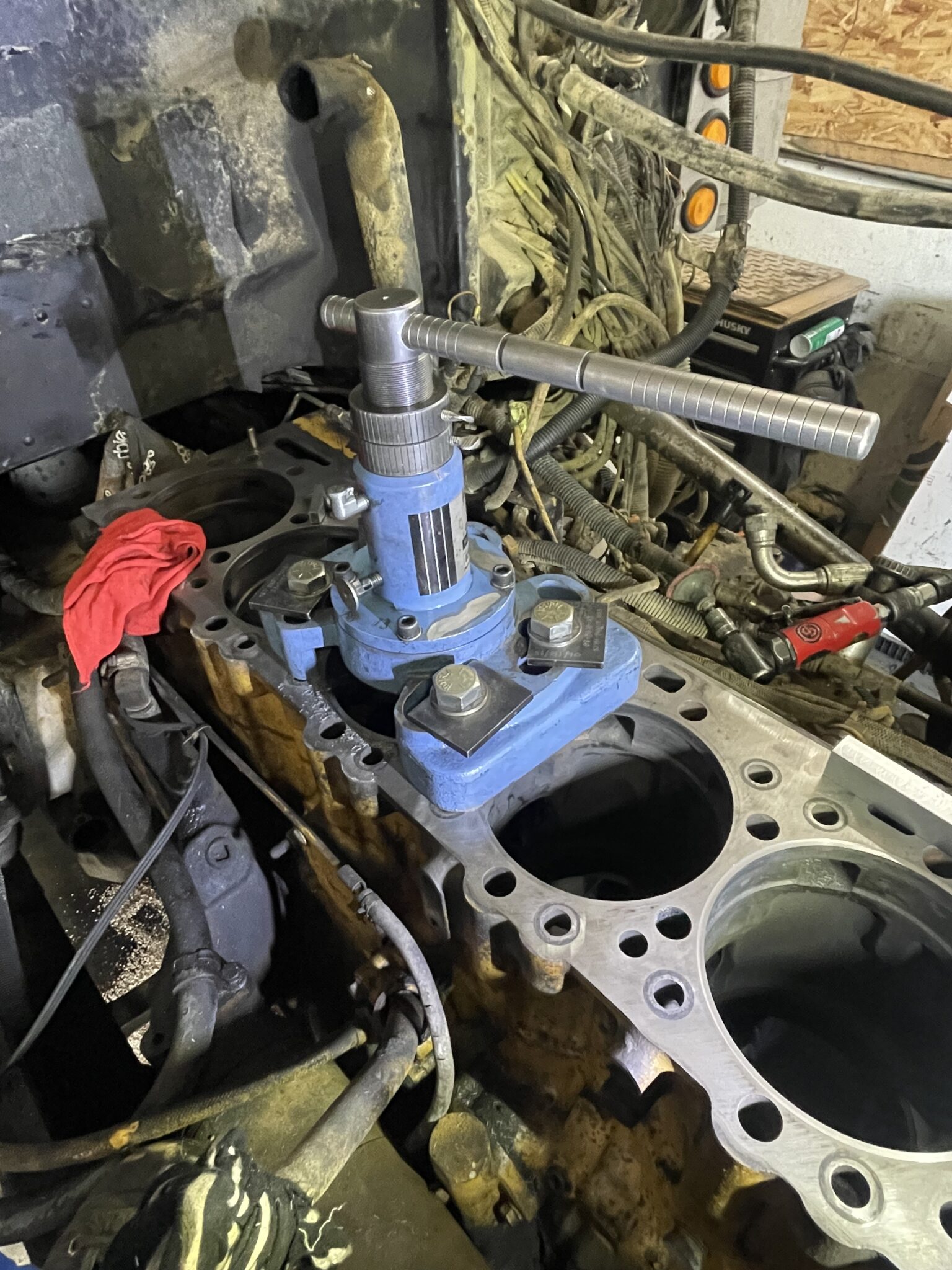 Counterbore Cutting - Mr.Diesel Inc - Heavy Truck Repair